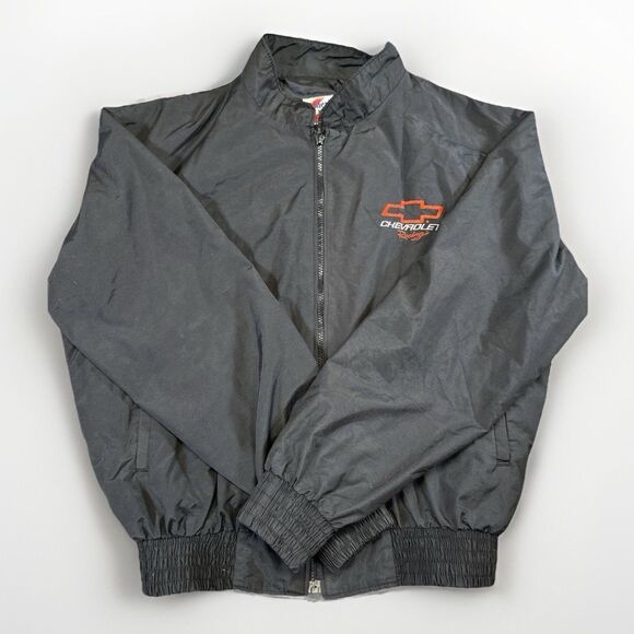 chevrolet | Jackets & Coats | Vtg Chevrolet Racing Windbreaker Jacket ...